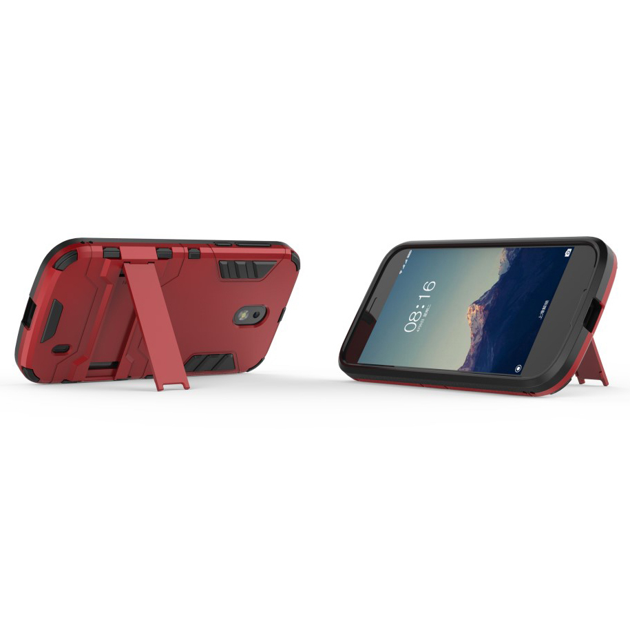 Slim Armour Shockproof Case for Nokia 1 (Red)